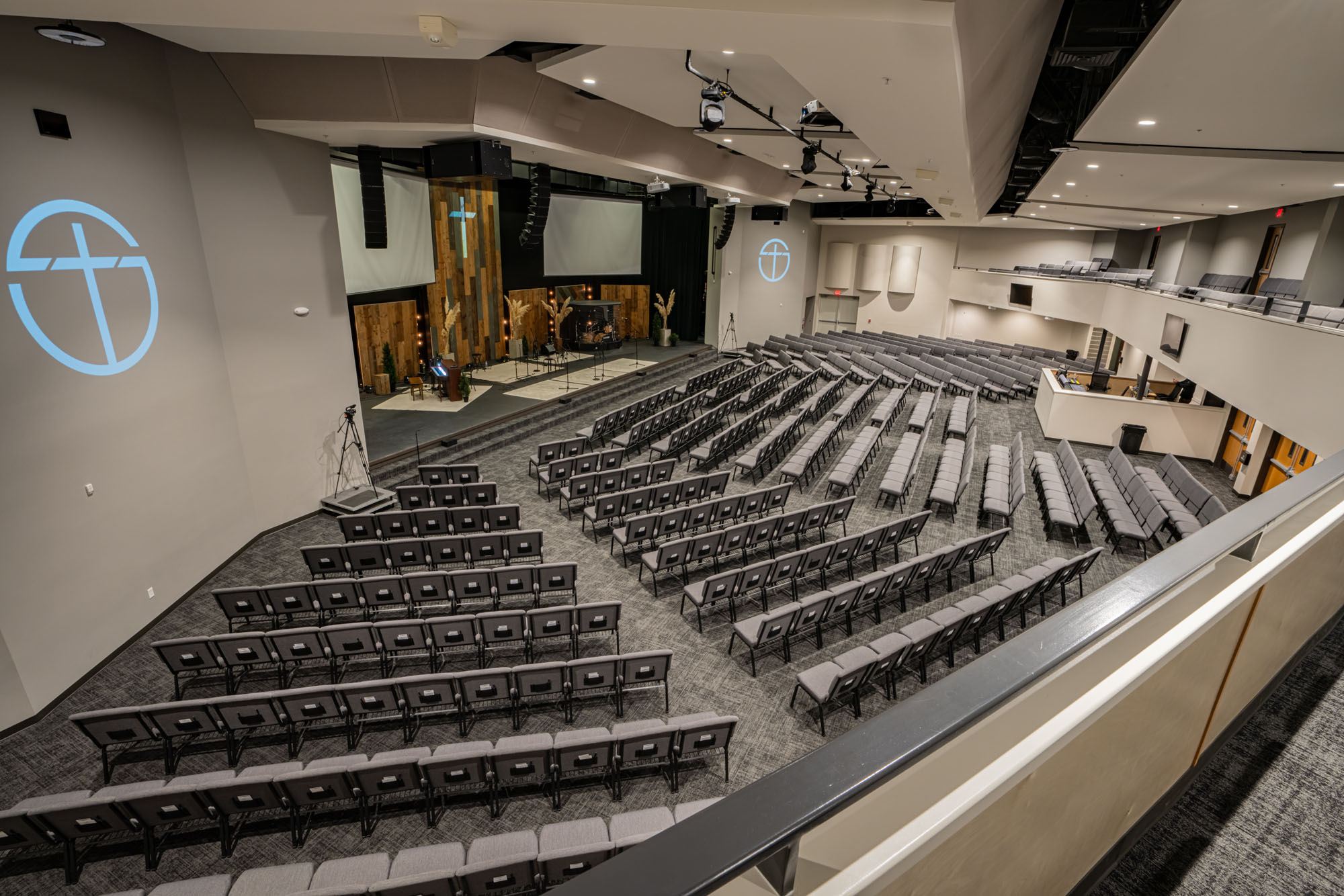 Salem Heights Church Balcony & Office Remodel - Facet Architects